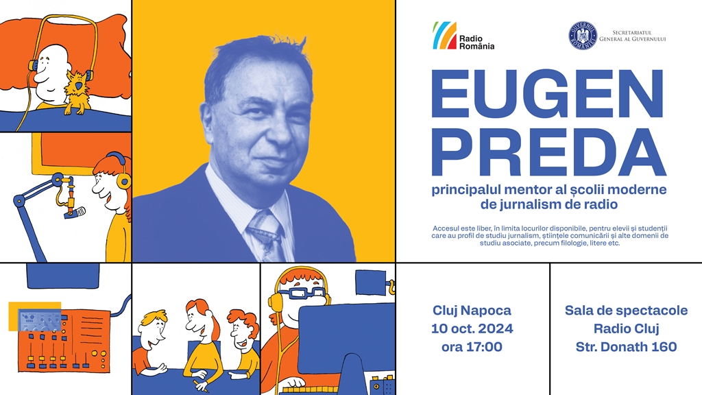 Personalitatea lui Eugen Preda evocată la Radio Cluj - Radio Romania Cluj