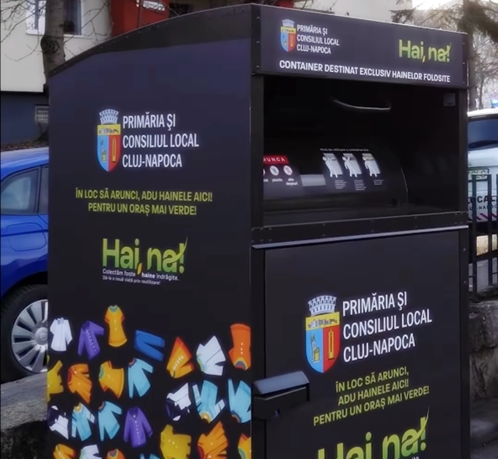 Primele containere pentru colectarea textilelor uzate au fost instalate ...
