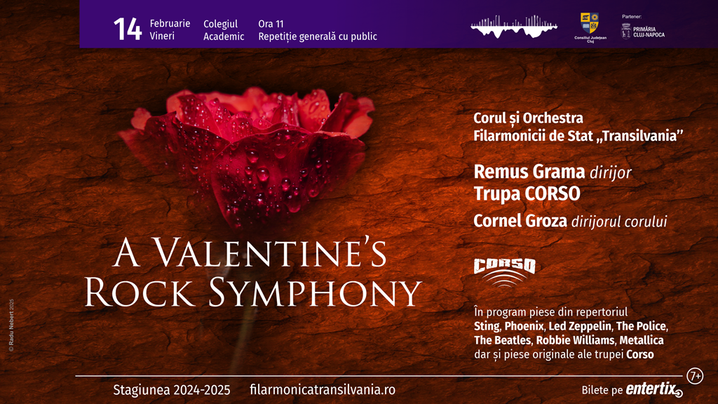 ”A Valentine's Rock Symphony” la Filarmonica de Stat „Transilvania ...