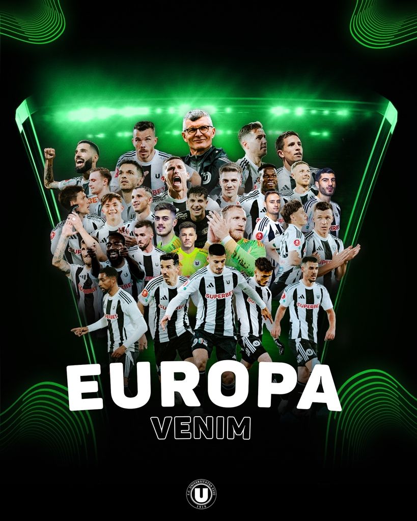 U Cluj în Cupele Europene după 53 de ani! Sabău: "Nu se mai ține ...